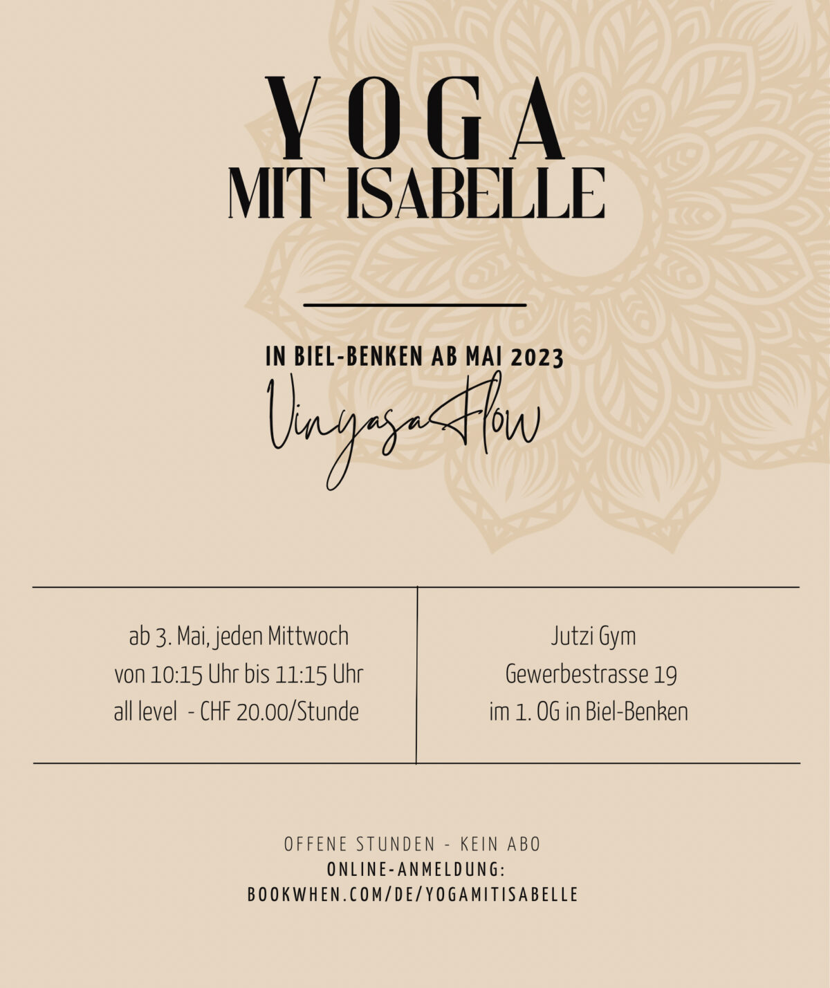 Yoga Isabelle - Jutzi Gym